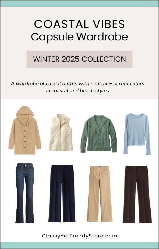 The Coastal Vibes Capsule Wardrobe - Winter 2025 Collection ...