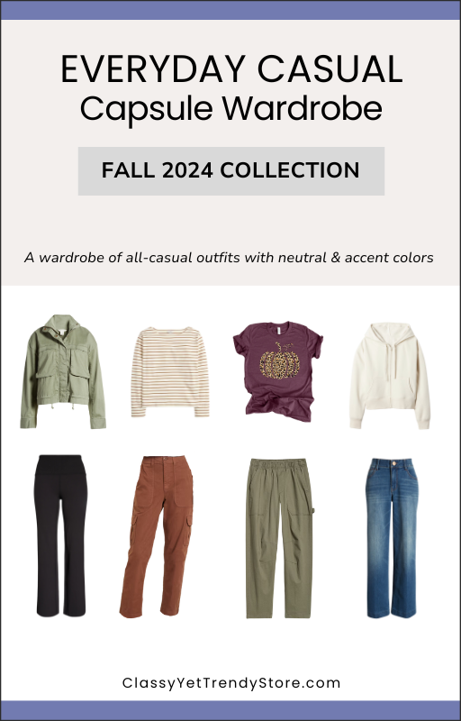 The Everyday Casual Capsule Wardrobe - Fall 2024 Collection ...