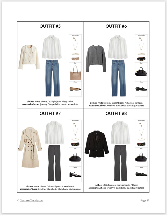 The French Minimalist Capsule Wardrobe - Fall 2024 Collection ...